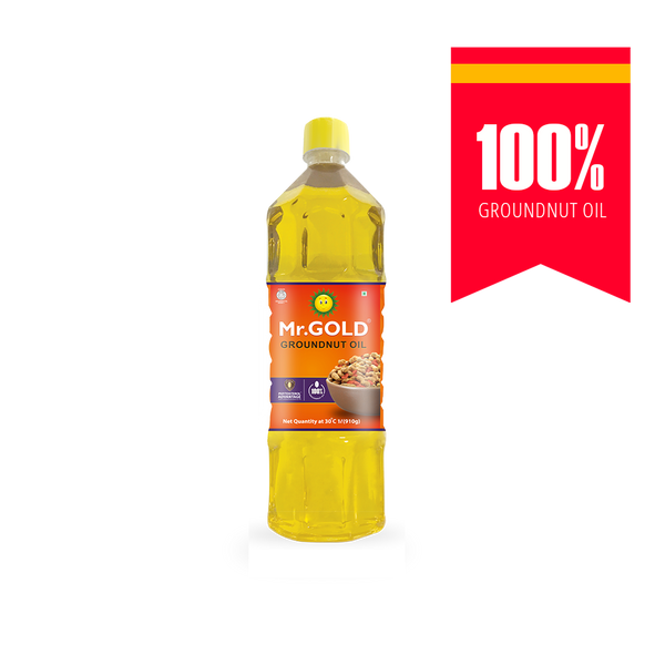 Mr.Gold Groundnut Oil Pet, 1 L – sunrajaoilindustries